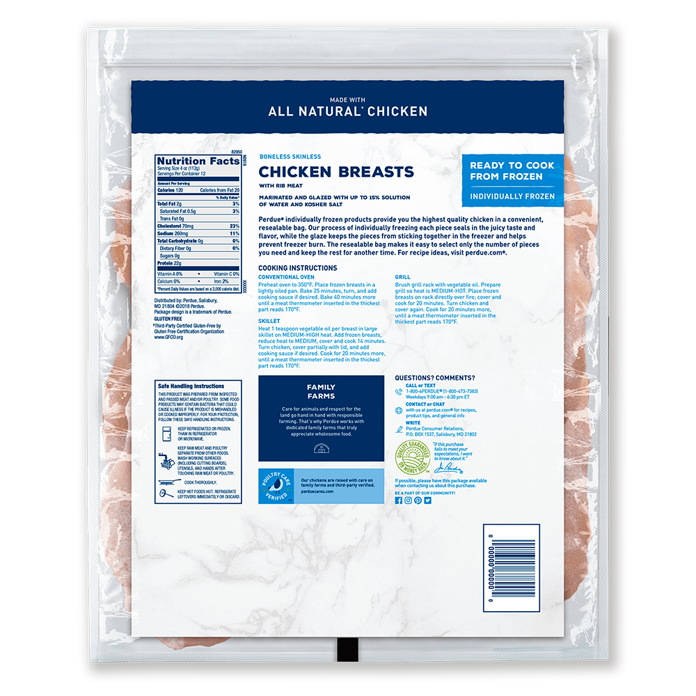 Perdue Boneless Skinless Chicken Breasts Value Pack | Perdue Farms