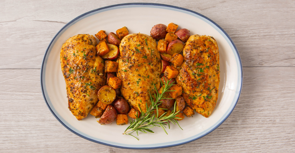 One-Pan Chicken Dinner Recipe | Perdue Farms